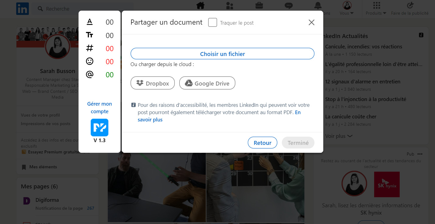 Format carrousel sur LinkedIn : pourquoi et comment l'utiliser